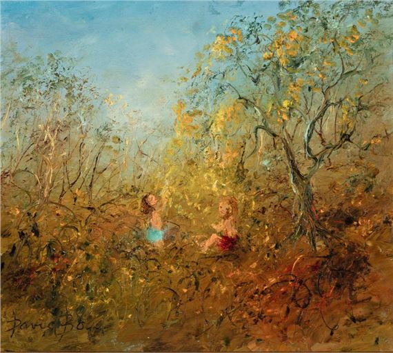 David Boyd | Playing by the Apple Tree | MutualArt
