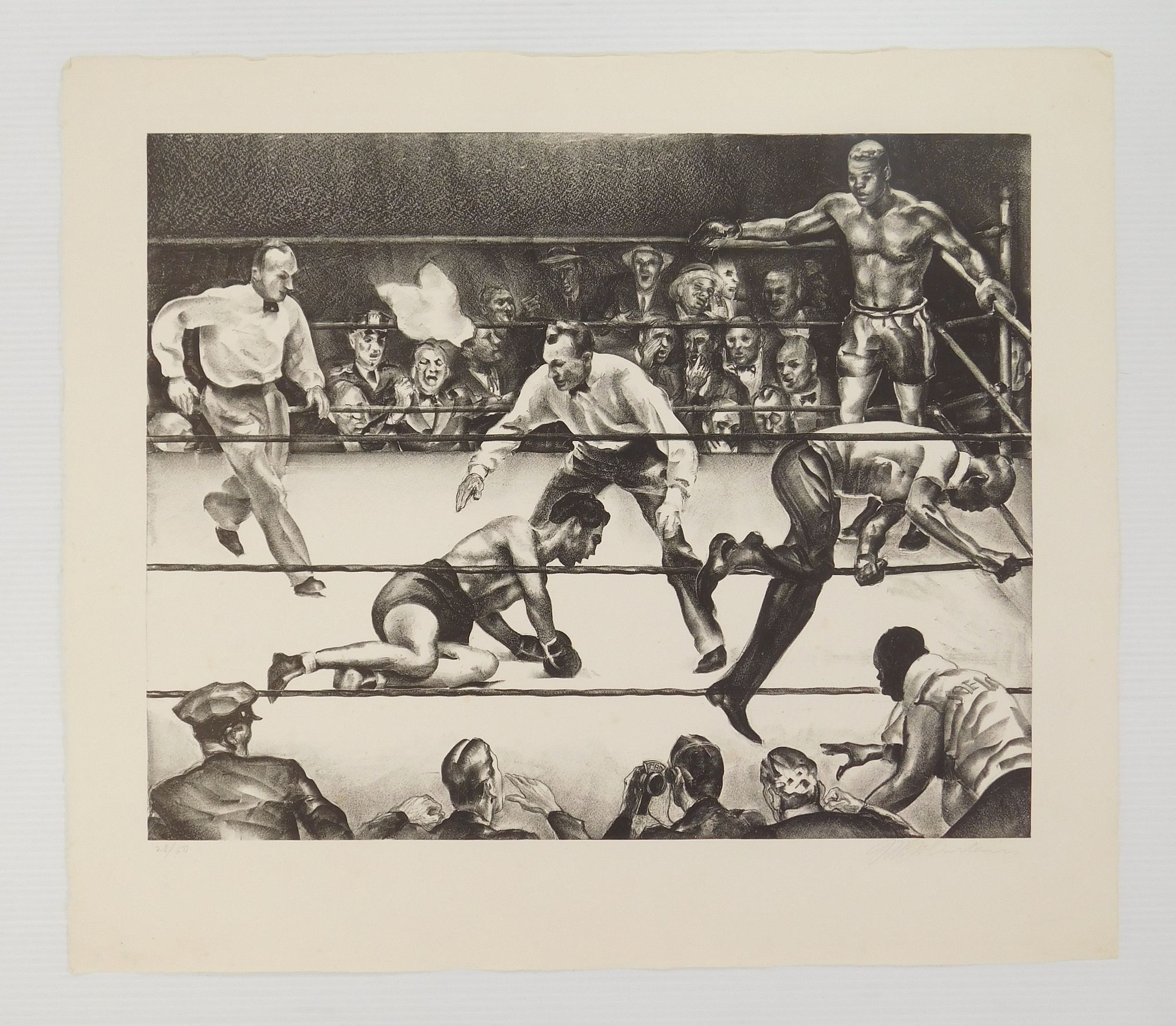 Joseph Webster Golinkin | First Round Knock Out (Circa 1930) | MutualArt