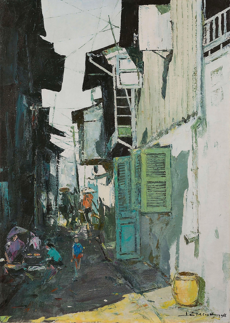 Lê Minh | Street Scene, 1966 (1966) | MutualArt