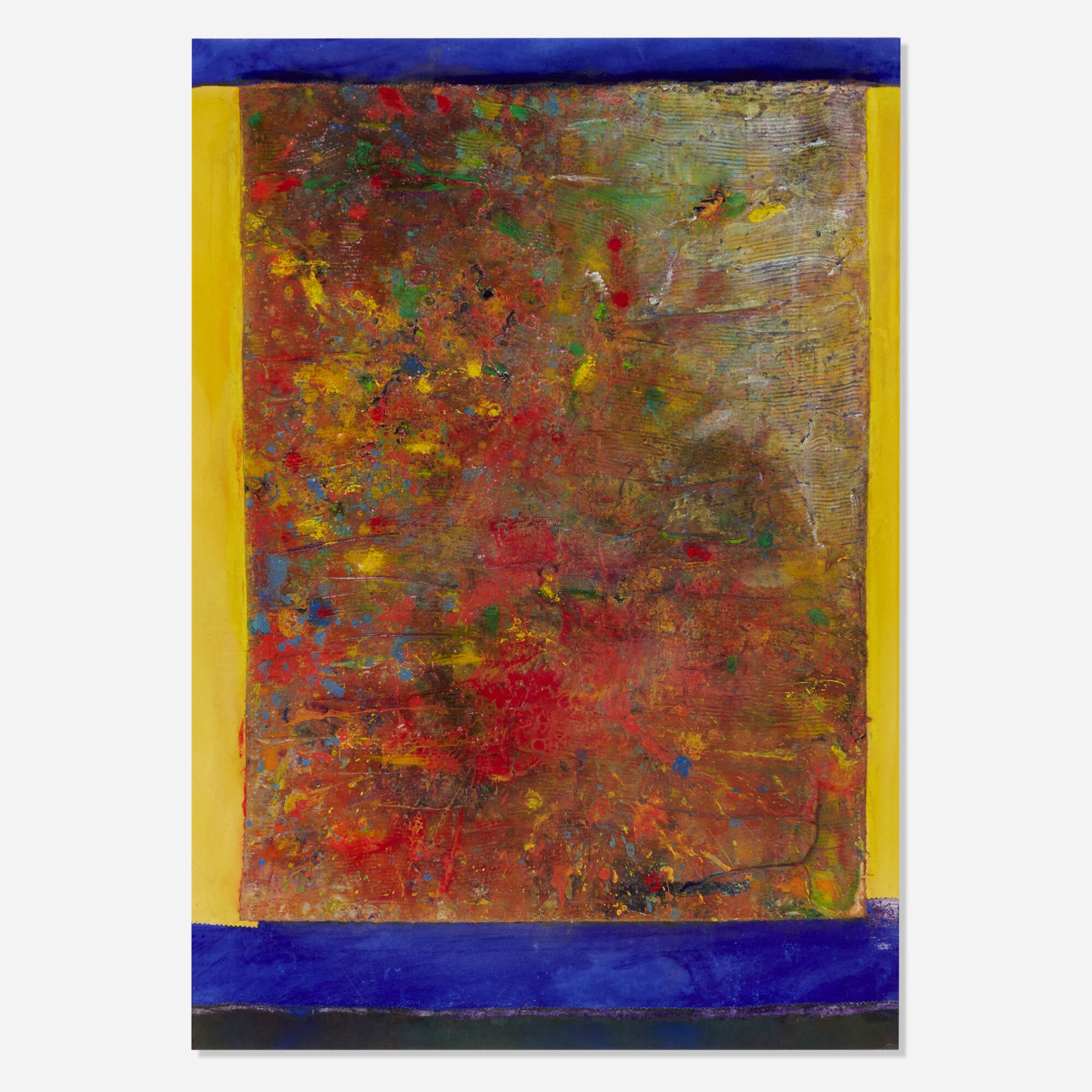 Frank Bowling | Pink Plain 2 (1996) | MutualArt