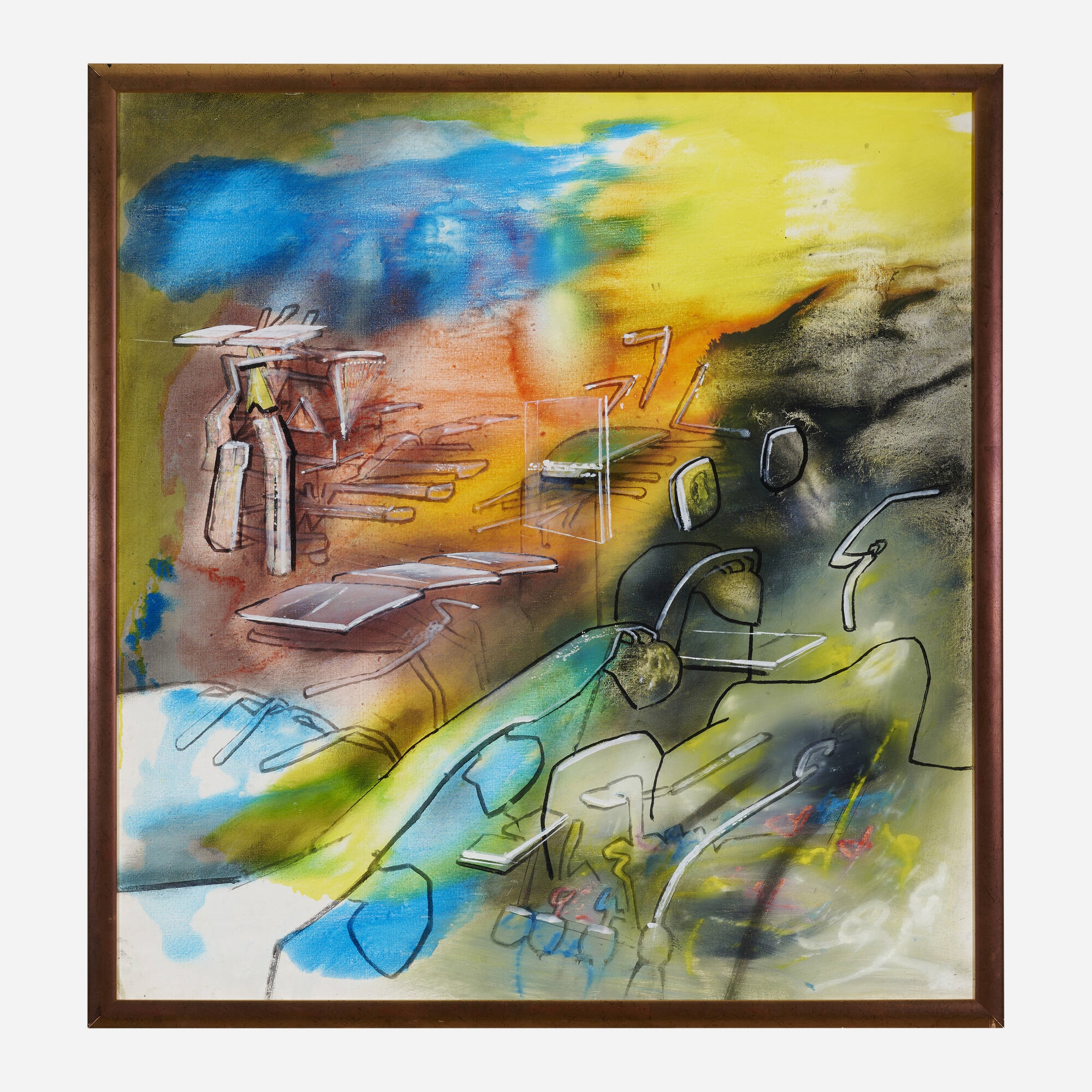 Roberto Matta | Trois voix dans une (1976) | MutualArt
