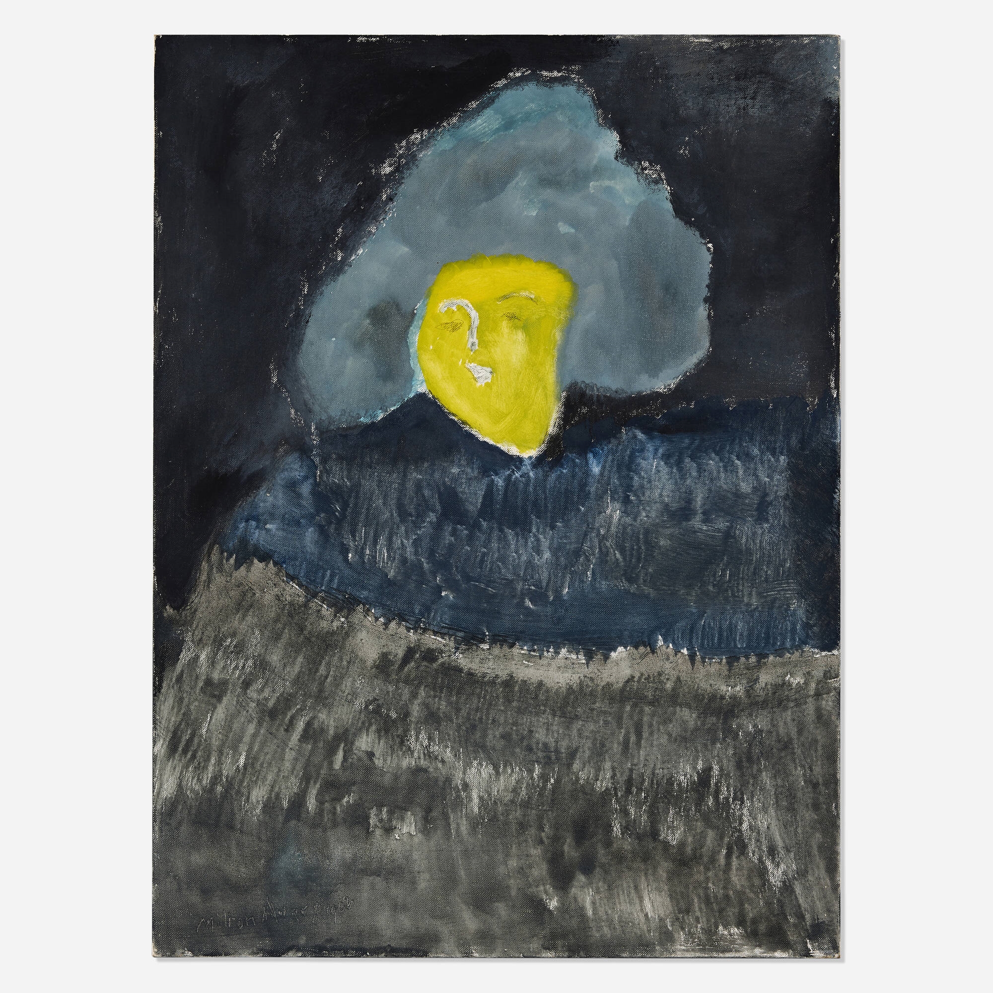 Milton Avery | Nude on the Beach (1943) | MutualArt