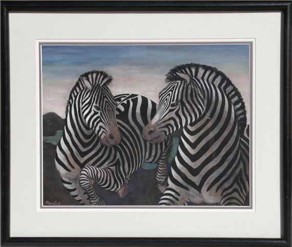 Charles Burdick | ZEBRAS | MutualArt