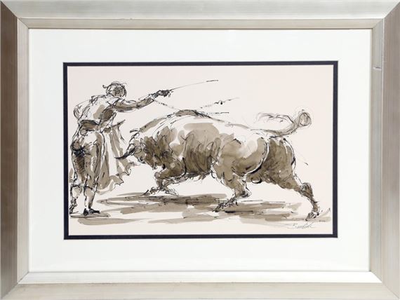 Charles Burdick | BULL FIGHTER (Circa 1970) | MutualArt