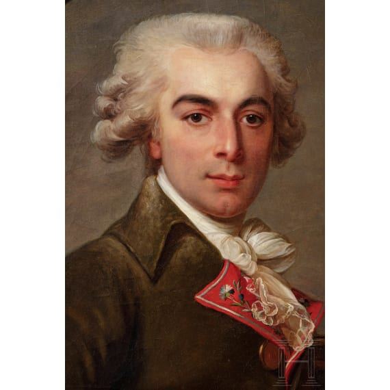 Jean-Laurent Mosnier | Portrait of a Nobleman (1790) | MutualArt