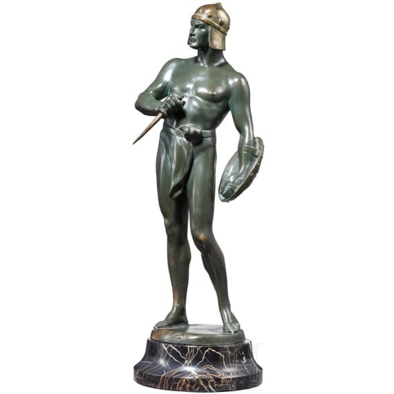 Bruno Zach | Gladiator with pugio and shield | MutualArt