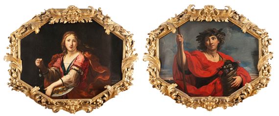 Elisabetta Sirani | Allegory of Liberality; and Allegory of Honor (1657 ...