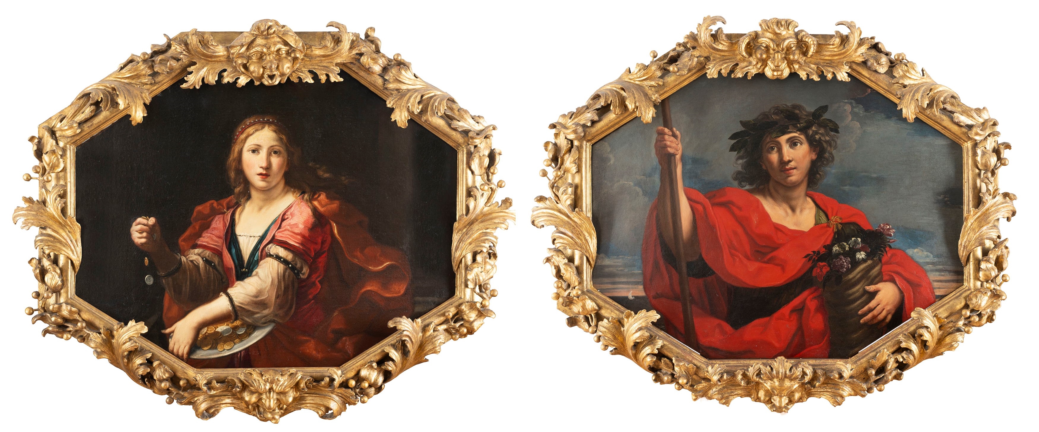 Elisabetta Sirani | Allegory of Liberality; and Allegory of Honor (1657 ...