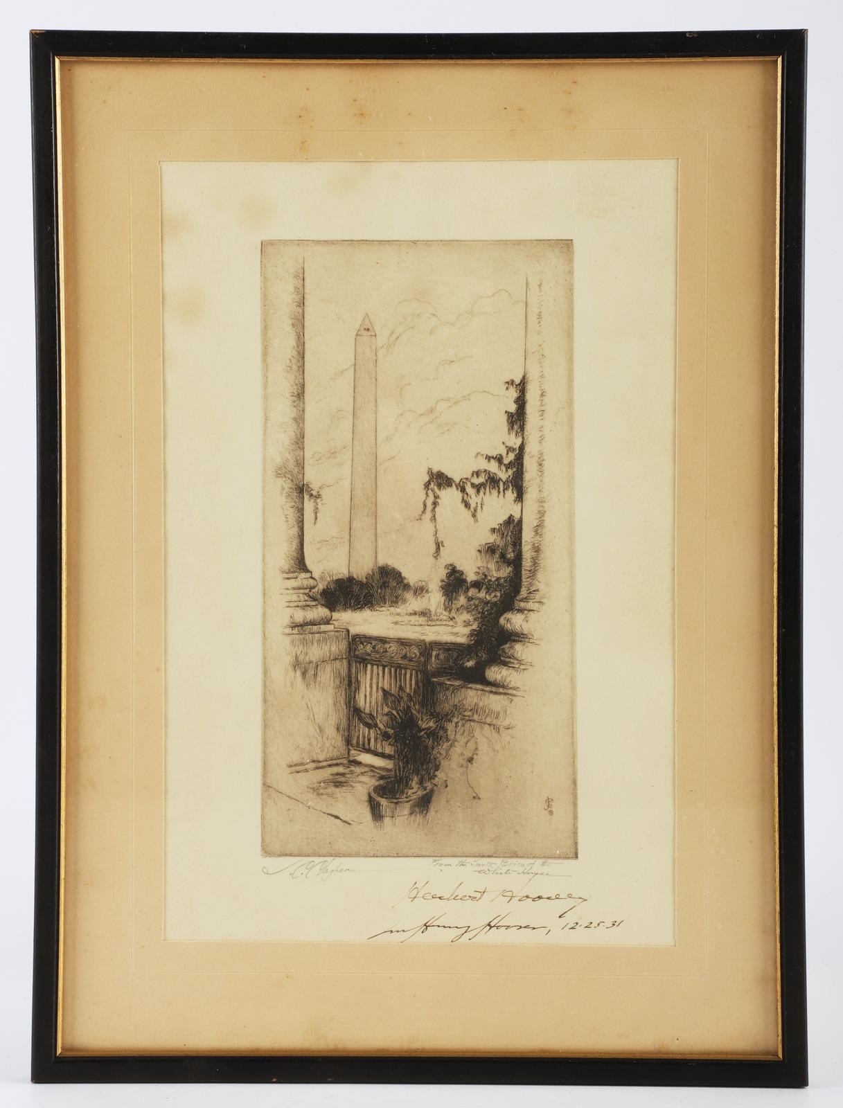 Joseph Conover Claghorn | From the South Portico of the White House ...