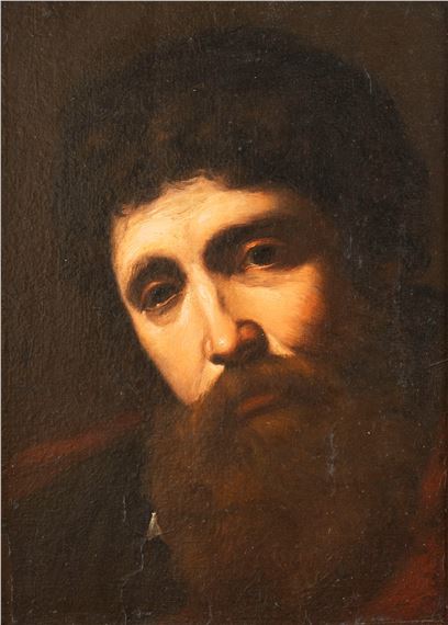 Neapolitan School, 17th Century | Study for the face of Saint Paul | MutualArt