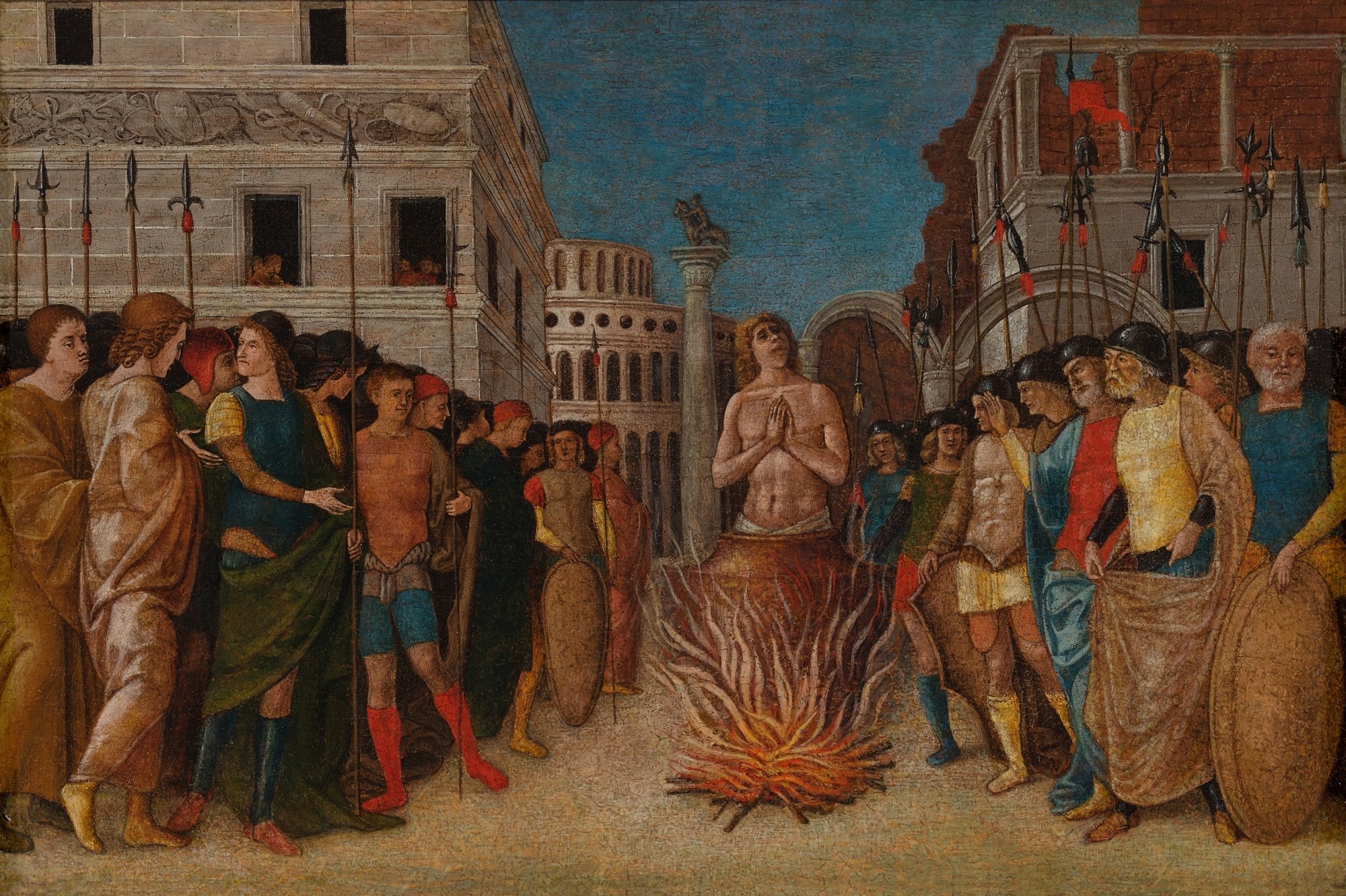 Giovanni Francesco Caroto | Martyrdom of Saint John the Evangelist ...