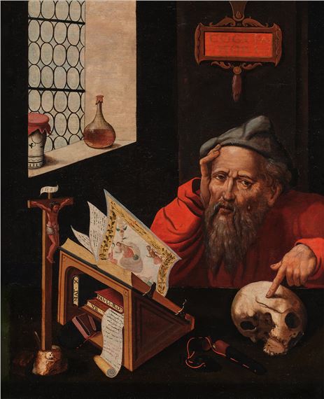 Joos Van Cleve | Saint Jerome in his Study | MutualArt