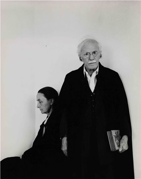 Arnold Newman | Georgia O'Keeffe and Alfred Stieglitz (1960s) | MutualArt