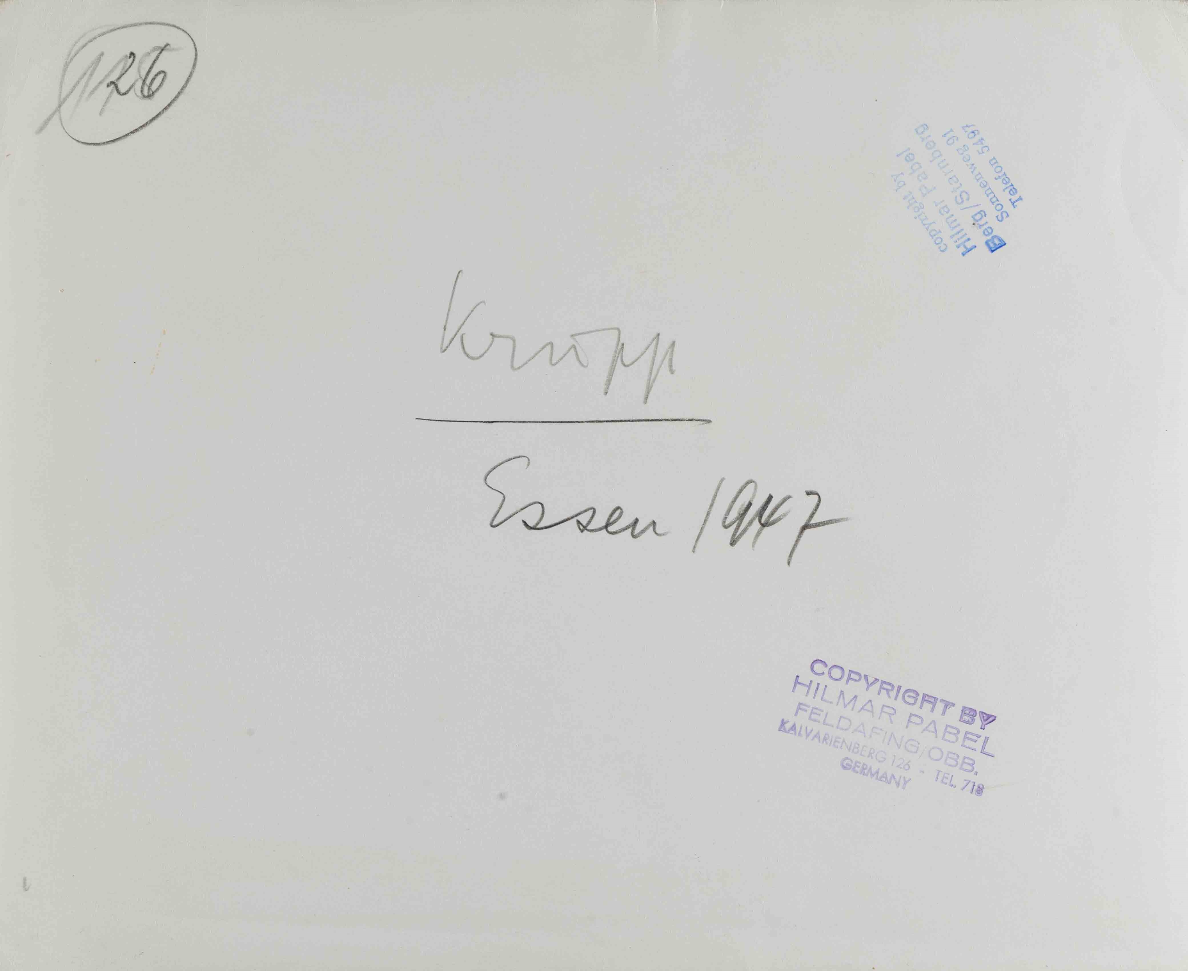 Hilmar Pabel | German Infantry soldiers / Destroyed Krupp plant in ...