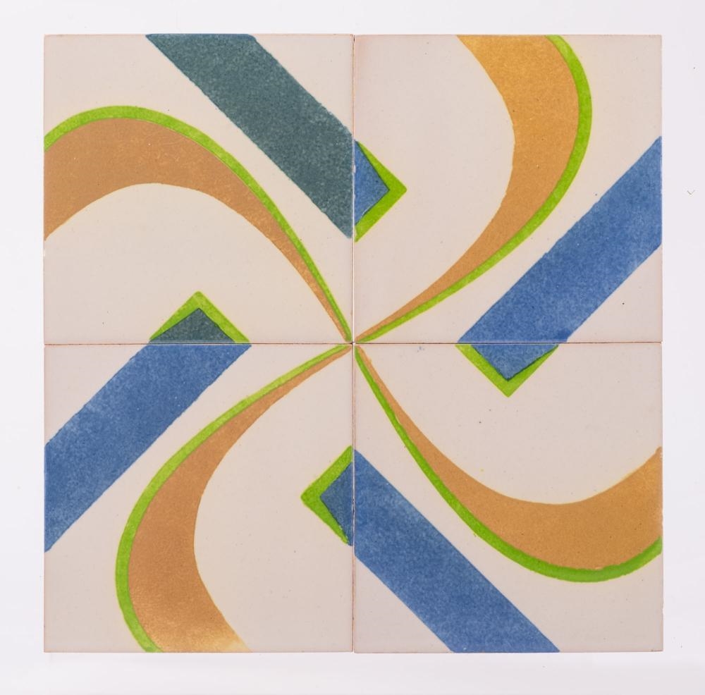 Querubim Lapa | Painel com 4 azulejos em cerâmica Viúva de Lamego ...