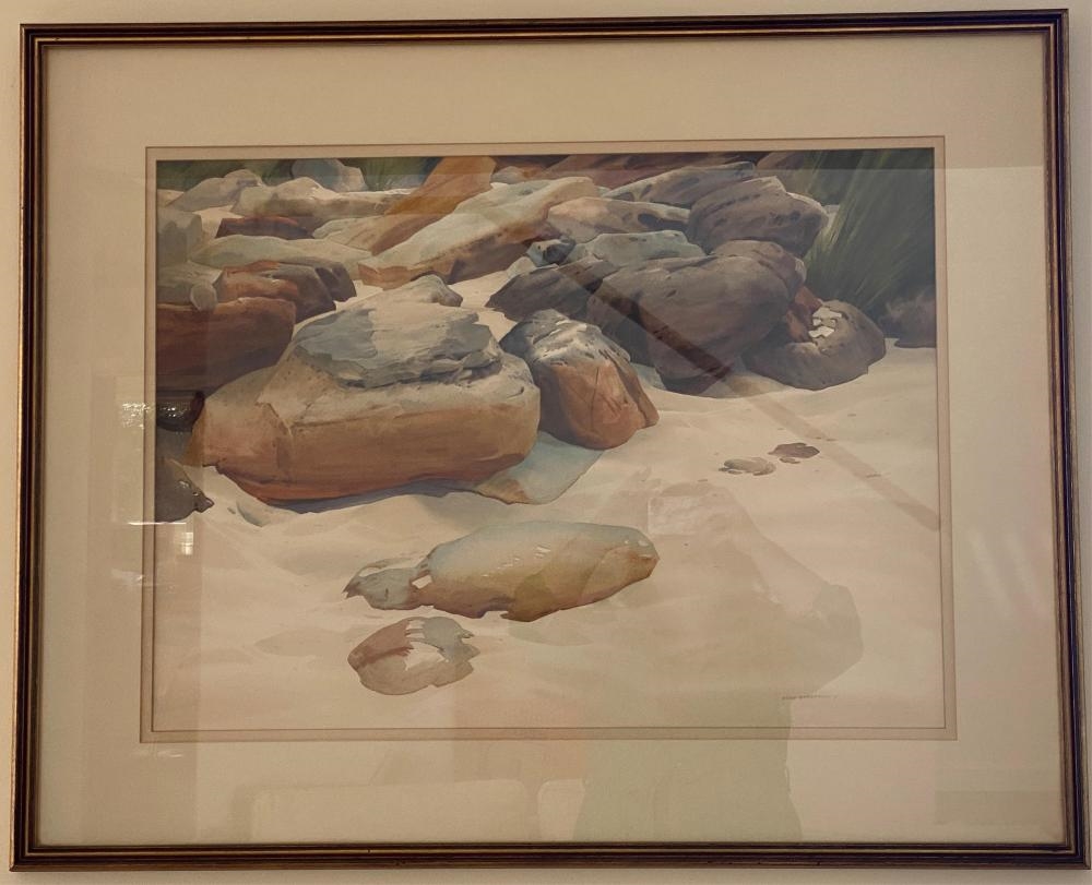 Brian Stratton | Beach Rocks | MutualArt