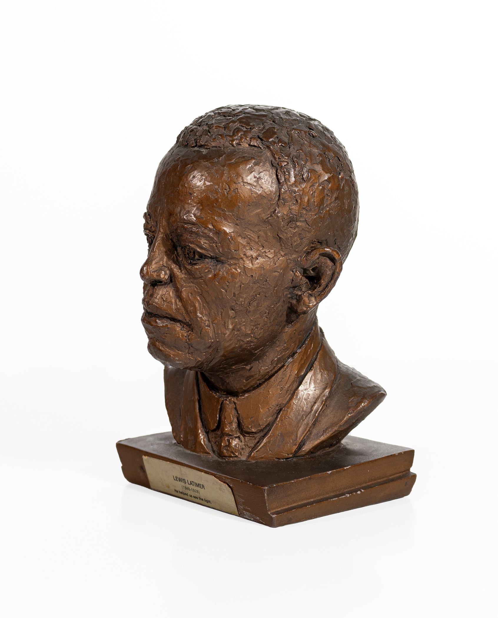 Inge Hardison | Portrait Bust of Lewis Latimer, He Helped Us See the ...