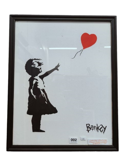 Banksy | Flying Copper (2004) | MutualArt