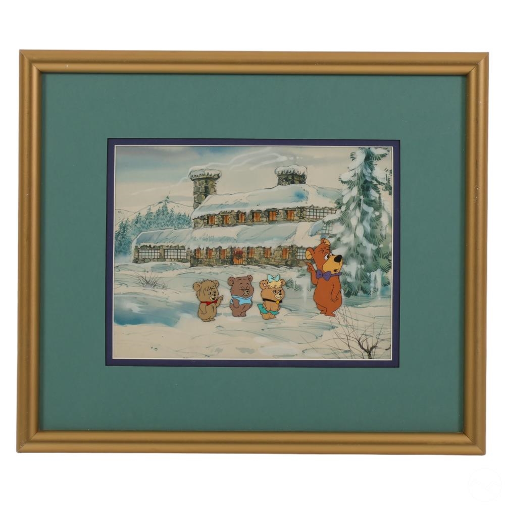 Joseph Barbera | Hanna Barbera Boo Boo Bear Television Animated Cel ...