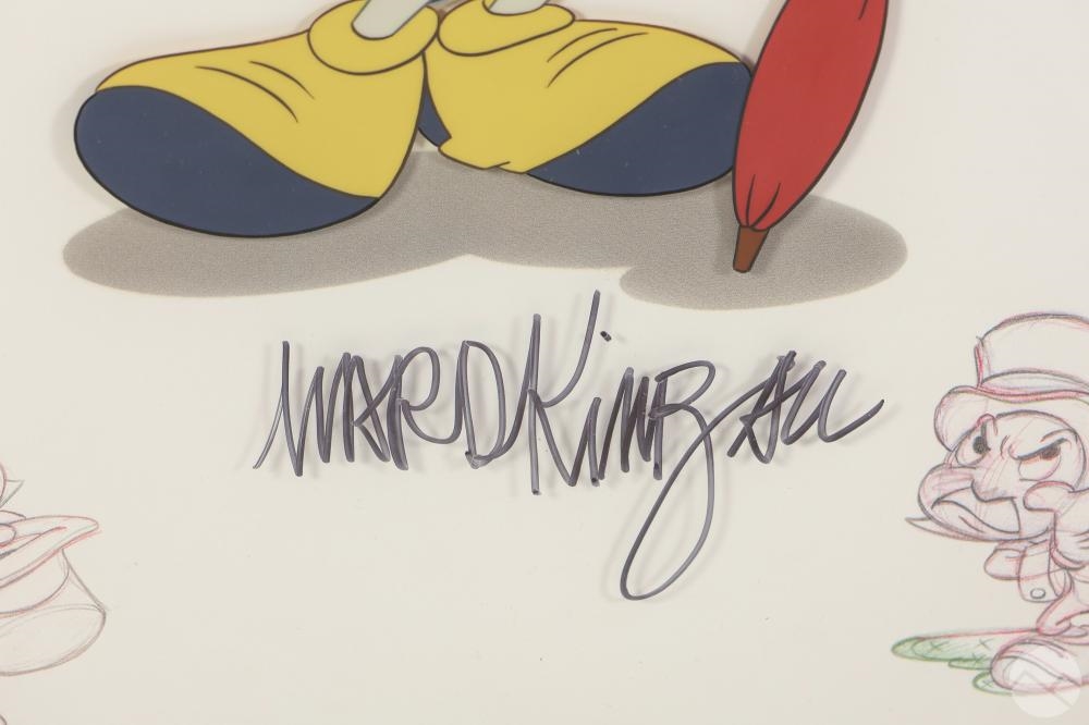 Ward Kimball | Walt Disney Pinocchio LE Animation Cel COA SIGNED (1940 ...