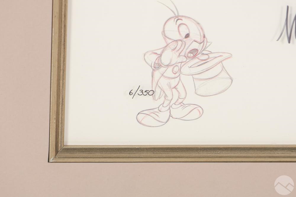Ward Kimball | Walt Disney Pinocchio LE Animation Cel COA SIGNED (1940 ...
