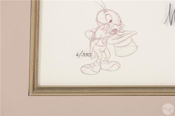 Ward Kimball | Walt Disney Pinocchio LE Animation Cel COA SIGNED (1940 ...