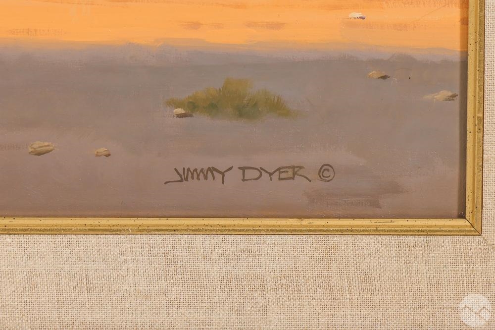 Jimmy Dyer | Jimmy Dyer b.1956 New Mexican Landscape Painting | MutualArt