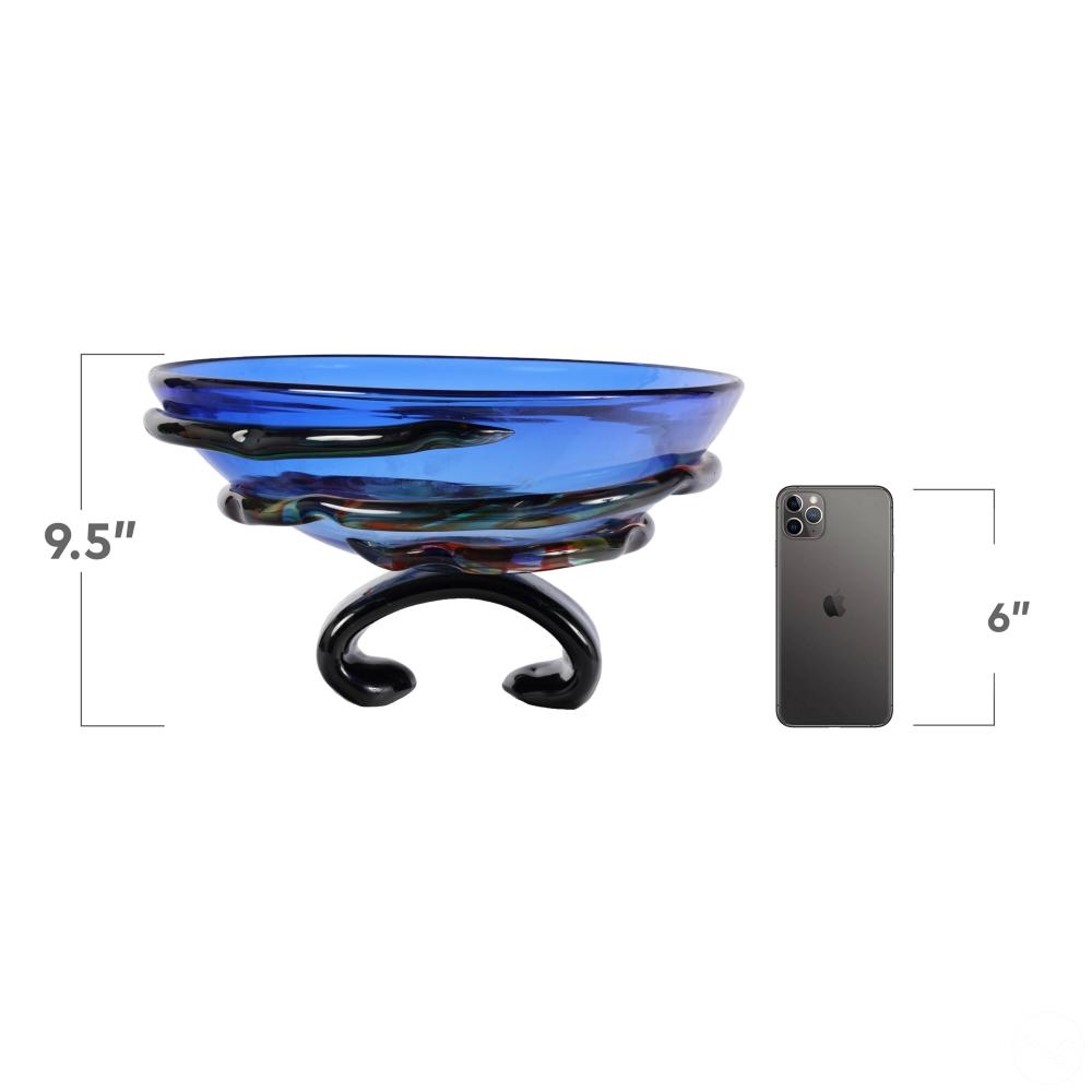 Marco Zetti | Murano Marco Zetti Venetian Glass Centerpiece Bowl ...