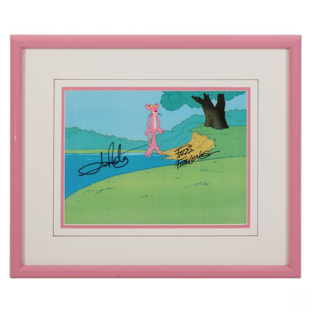Friz Freleng | Pink Panther AUTOGRAPHED TV Cartoon Animation Cel ...