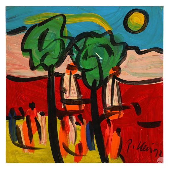 Peter Robert Keil | Peter Keil b.1942 Neo Expressionism Oil Painting ...