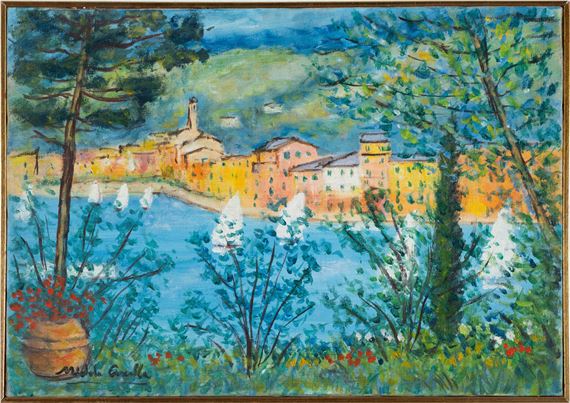 Michele Cascella | Veduta di Portofino | MutualArt