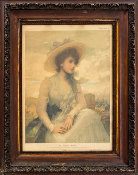 Samuel Luke Fildes | After Luke Fildes The English Maiden Print, 1909 ...