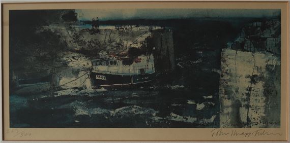 John Knapp-Fisher | John Knapp Fisher Porthgain Harbour with PZ632 A ...