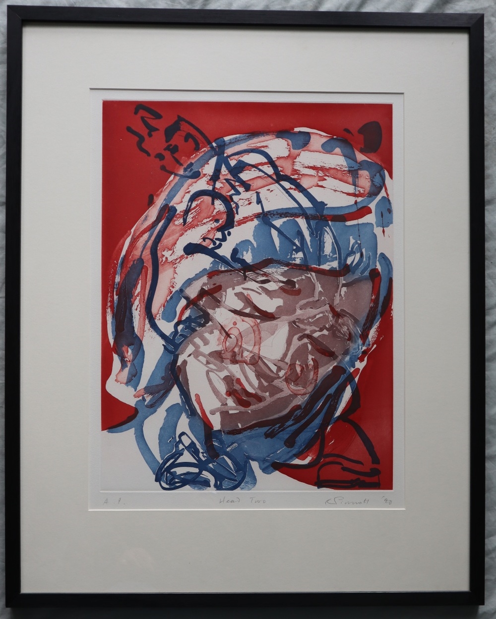 Kevin Sinnott | Kevin Sinnott Head Two Artist's proof print Signed ...