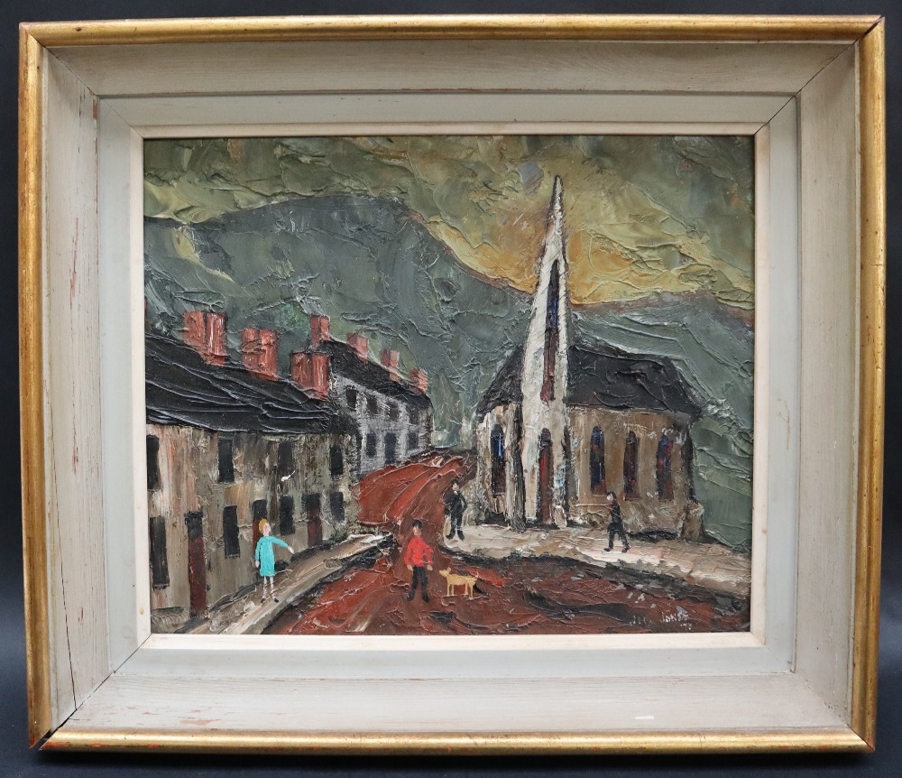 Jack Jones | Jack Jones Hafod Oil on board Signed 24 x 29cm ***Artists ...