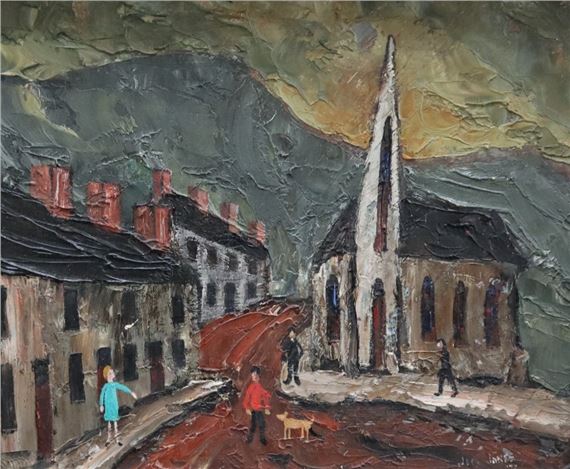 Jack Jones | Jack Jones Hafod Oil on board Signed 24 x 29cm ***Artists ...
