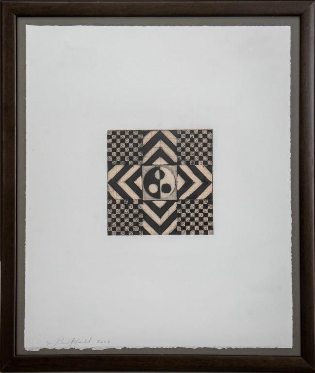Carol Diehl | Carol Diehl Geometric Composition Lithograph | MutualArt