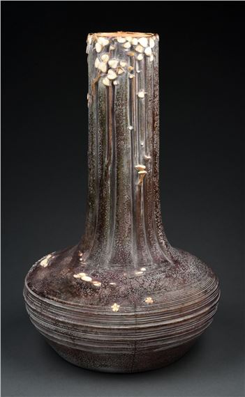 Paul Dachsel | PAUL DACHSEL EARTHENWARE MONUMENTAL TREE VASE | MutualArt