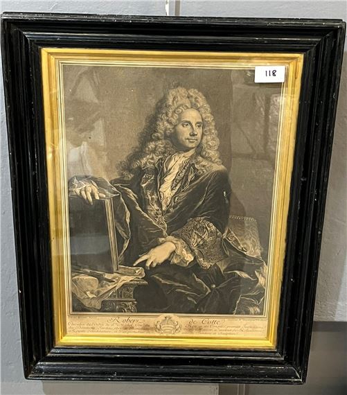 Hyacinthe Rigaud | portrait study of Robert de Cotte | MutualArt