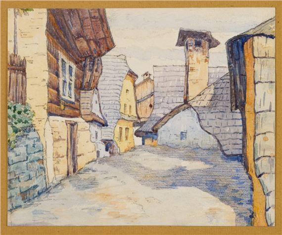 A. Barton | COLLECTION OF WATERCOLORS AND DRAWINGS BY A. BARTOŇ (1920s ...