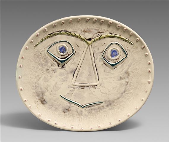 Pablo Picasso | Geometric face (1956) | MutualArt