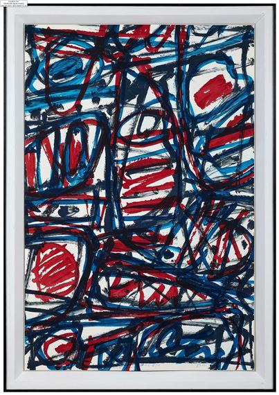 Jean Dubuffet | ENFIN CHEZ SOI (1957) | MutualArt