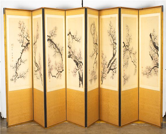 Korean School | Korean eight-panel folding screen | MutualArt