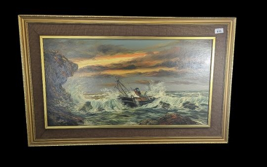 Keith Sutton | Keith Sutton Boating Scene (1982) | MutualArt