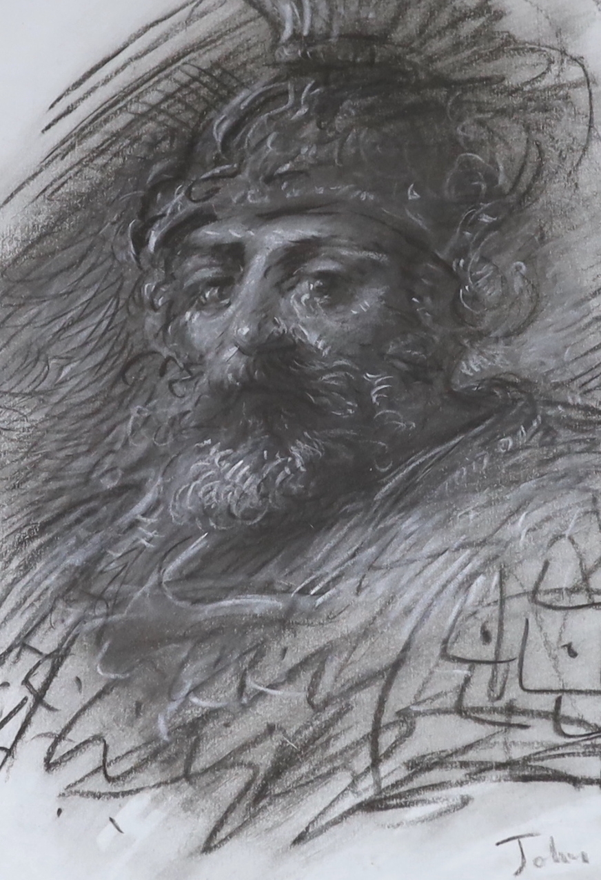 Augustus Edwin John | Head of a young boy (Circa 1922) | MutualArt