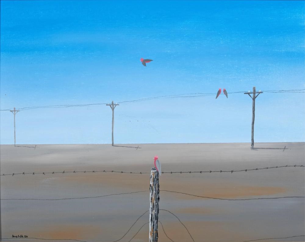 Doug Frith | Old Telegraph Line, 2024 (2024) | MutualArt