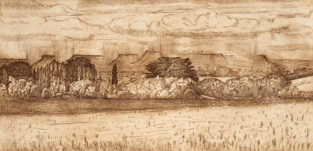 Jeff Makin | Great Western Tiers Near Westbury | MutualArt