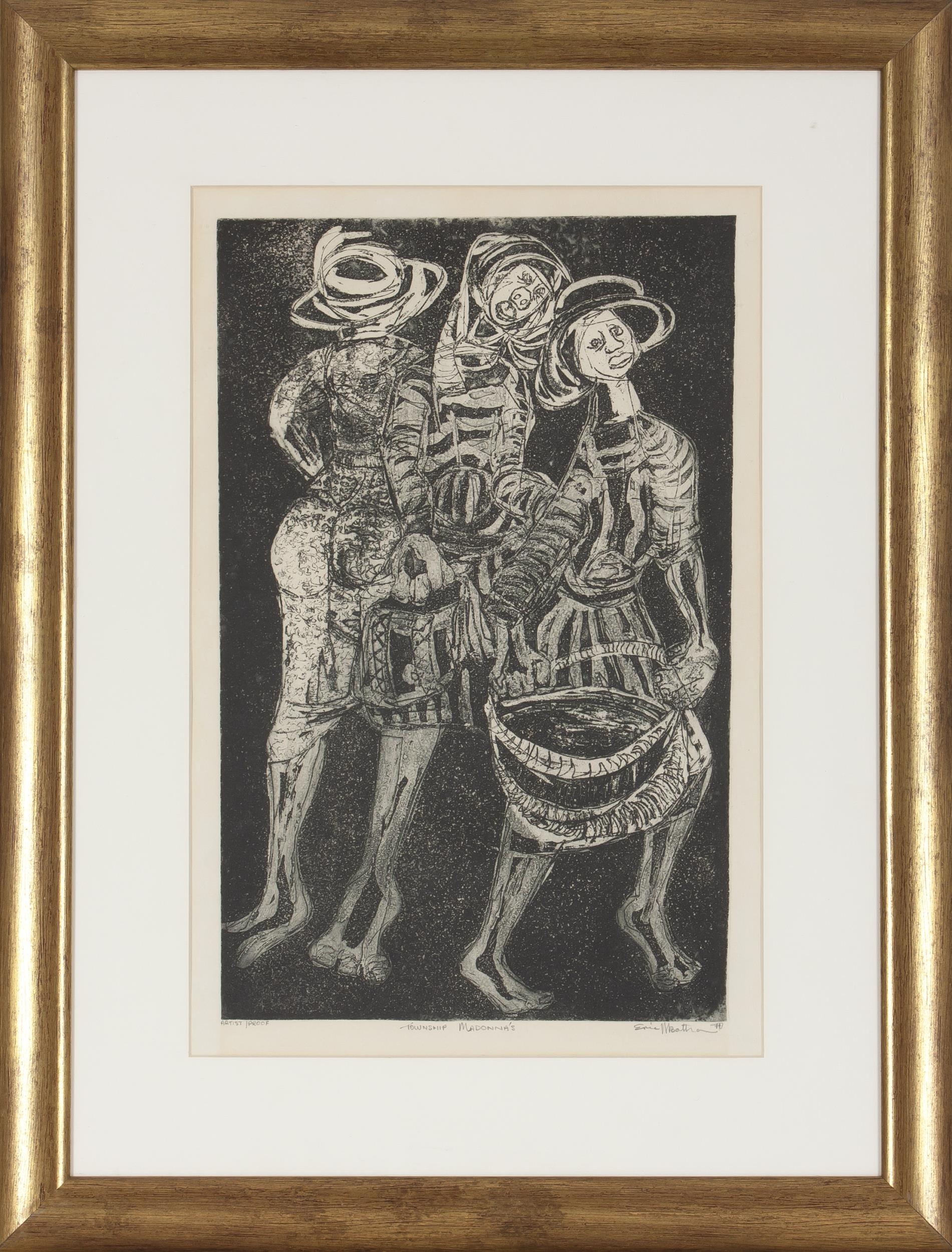 Eric Mbatha | Eric Mbatha (South African 1948 - ) TOWNSHIP MADONNA'S ...