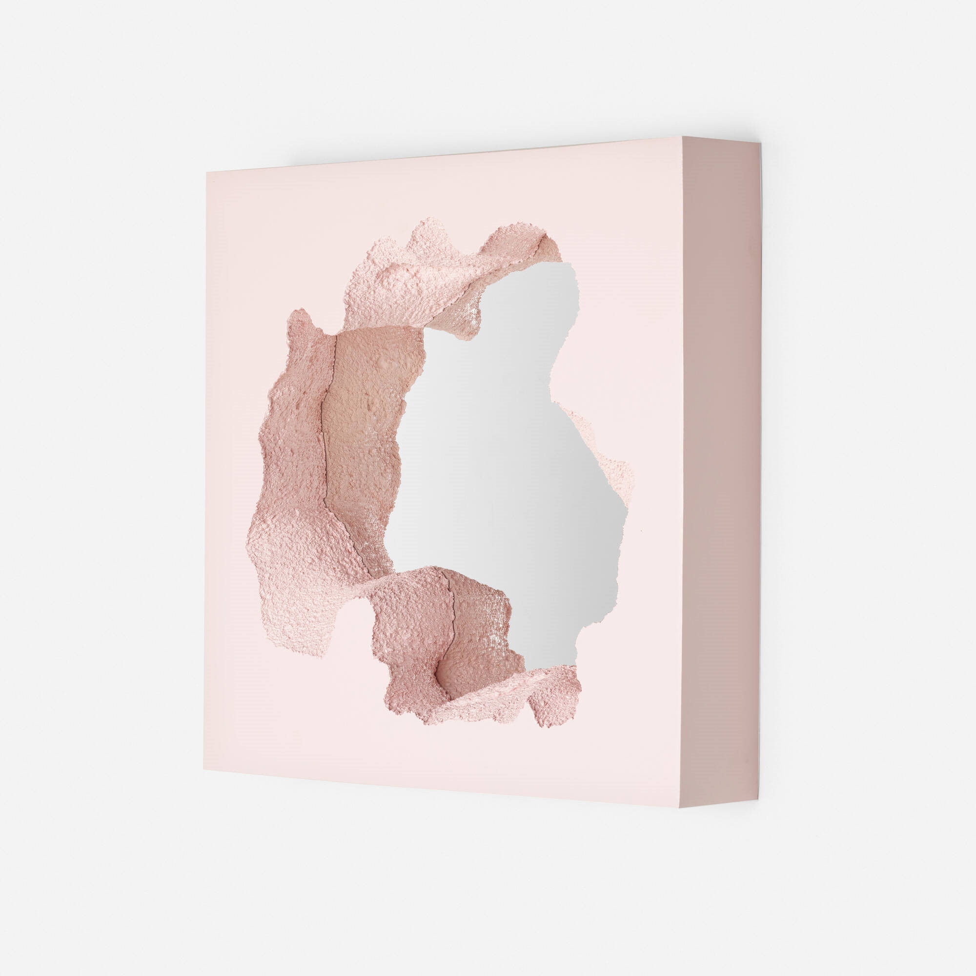Snarkitecture | Broken Square Mirror (Pink (2021) | MutualArt