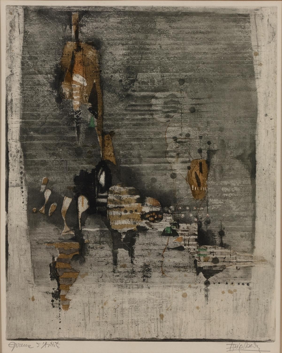 Johnny Friedlaender | Johnny Friedlaender (German 1912 - 1992) ABSTRACT ...